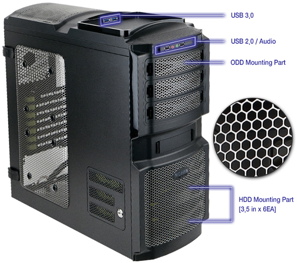 NoFan CS-80 Fanless Computer Case