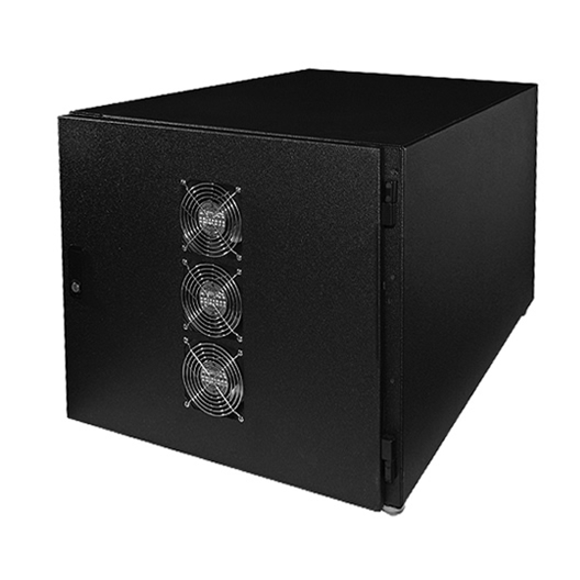 AcoustiQuiet Mini 9U Quiet Rackmount Cabinet