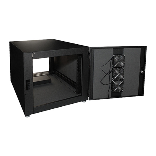 AcoustiQuiet Mini 9U Quiet Rackmount Cabinet