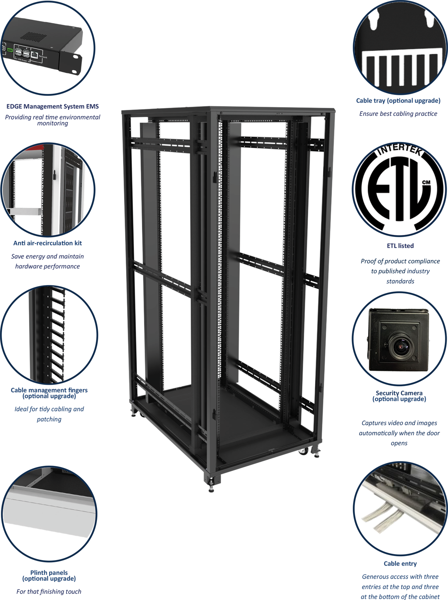 EDGE 3 Soundproof Rackmount Cabinet 24U